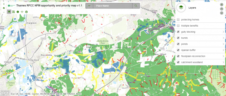 Thames RFCC Natural Flood Management Opportunity and Priority Map ...
